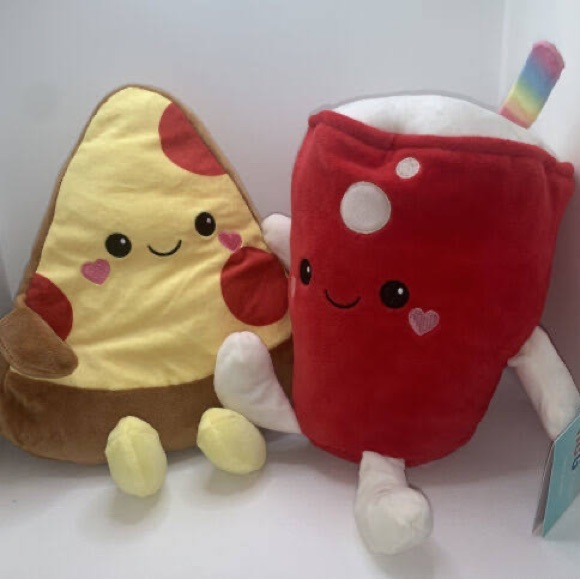 Hug Me | Toys | Hug Me Pizza And Soda Plush 2 Inch Attached Together ...